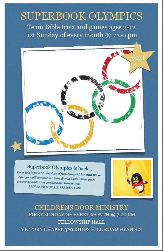 Superbook poster – Victory Chapel